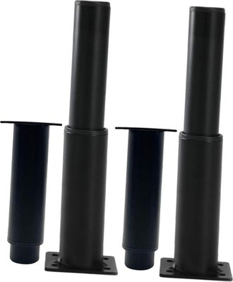 Angoily 4 Stück Verstellbare Möbelstützfüße aus Hochwertigem Belastbar und Stabil Höhenverstellbar bis Geeignet für Sofa Schrank Tisch und Schuhschrank Einfac