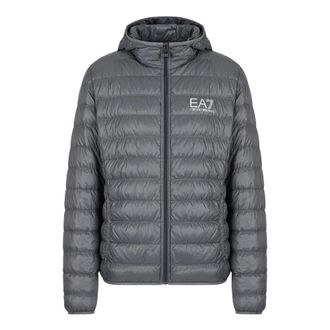 Emporio Armani Packable Core Identity Kapuzenmantel - - Jackets - Herren - Grau - L