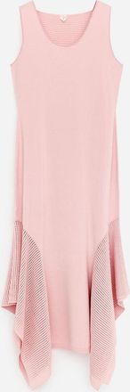 Arket Drapiertes Strickkleid -Rosa