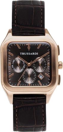 Trussardi Montre T-Quadro - Homme - Accessoires - Brun - Taille: ONE Size
