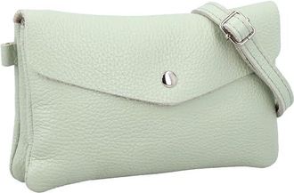 Gusti Marama Sac à bandoulière en cuir pour femme Bleu clair