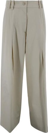 P.A.R.O.S.H. P.a.r.o.s.h., Femme, Pantalons, Beige, Taille: 38 FR Wide Pantalons