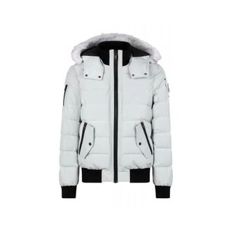 Moose Knuckles Homme, Vestes, Gris, Taille: M Onyx Scotchtown Shearling Bomber Jacket