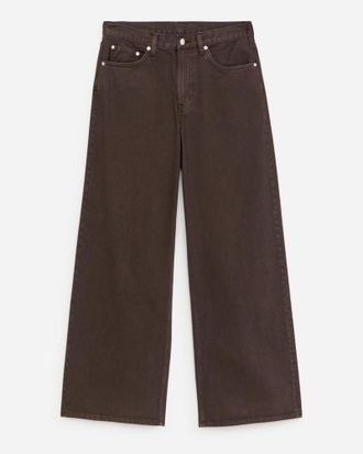 Arket CLOUD Loose Jeans Mit Weitem Bein -Braun