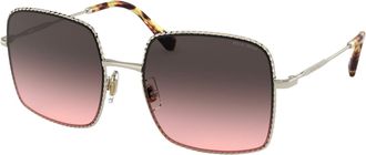 Miu Miu Unisex 0MU 61VS 56 ZVN146 Sonnenbrille, Mehrfarbig (Mehrfarbig)