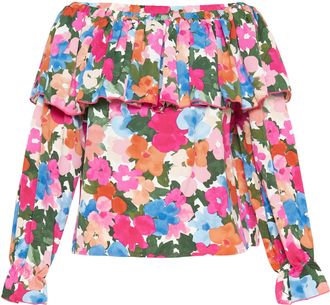 Felipa Bluse Frauen rosa mehrfarbig