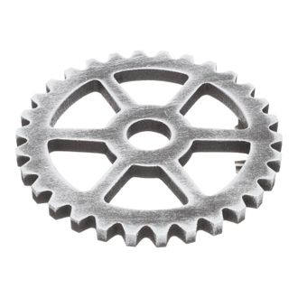 BESPORTBLE MUCKLILY Rustikale Holz Wanddekoration Zahnrad 12cm Industrieller Wandschmuck Leicht Handgefertigt Durchbrochenes Design zum Aufh&auml;ngen Kreative Heimwe