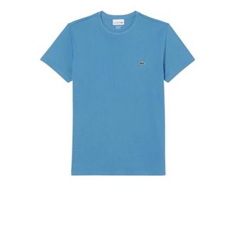 Lacoste Homme, Tops, Bleu, Taille: XL T-shirt en coton Pima