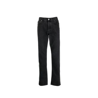 AMBUSH Ambush, Homme, Jeans, Noir, Taille: W31 Slim Denim Jeans avec Bouton Avant