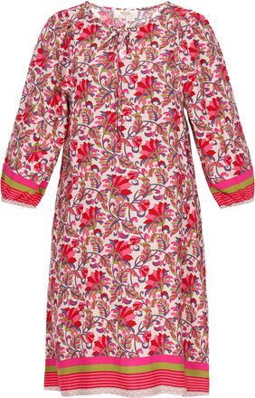 Usha Kleid Frauen rot mehrfarbig