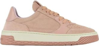 Panchic Low-Top Sneaker - Powder Pink Suede Upper With Tone-On-Tone Sneakers - Gr. 35 (EU) - in Rosa - für Damen