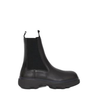 Burberry Botte Chelsea Creeper - Homme - Chaussures - Noir - Taille: 43 EU
