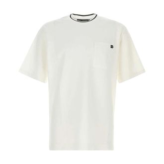 Dolce & Gabbana DG Logo Pocket T-Shirt - - Tops - Herren - Wei&szlig; - XL