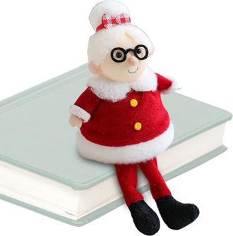 Generico Weihnachtsmann, Weihnachtsmann, sitzend, aus weichem Pl&uuml;sch, Dekoration f&uuml;r drinnen und drau&szlig;en, Urlaubsregal, Wohnzimmer, Auto, B&uuml;ro zu Hause