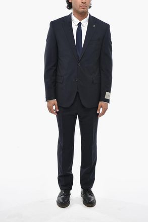 Corneliani CC COLLECTION 2-Knopf-Anzug aus Mohair-Mischung Corneliani