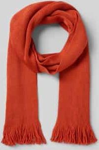 Christian Berg Schal aus Woll-Mix mit Fransen