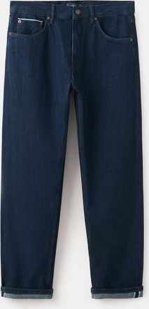 Mango Jean 100 % coton regular-fit cropped bleu - Homme - 38 - MANGO MAN