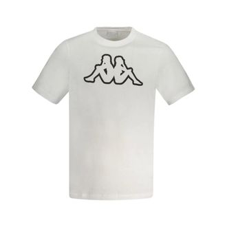 Kappa Homme, Tops, Blanc, Taille: S T-shirt à Manches Courtes