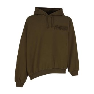 Magliano Brauner Logo-Sweatshirt mit Kapuze - - Sweatshirts & Hoodies - Herren - Braun - M