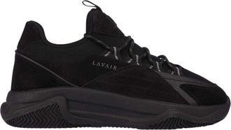 Lavair Sneaker f&uuml;r Damen, Leder (Schwarz)