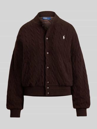 Polo Ralph Lauren Relaxed Fit Bomberjacke aus Woll-Kaschmir-Mix