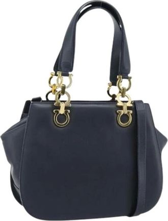 Ferragamo Sac &agrave; main Pre-owned - Femme - Pre-owned - Bleu - Taille: ONE Size