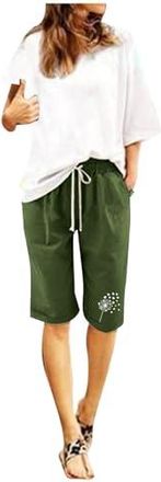 Generic Short Jean Femme Taille Basse Hiver Plage Pas Moulant Frottement Sculptant Paillettes Marche Camouflage Dor&eacute; Protection Corail Couleur Marin Hawaien C