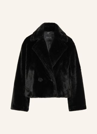 Marc Cain Kunstfell-Jacke schwarz