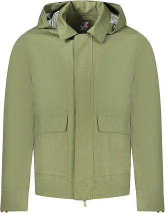 K-Way Homme, Vestes, Vert, Taille: L Kaya Linen Blend Jacket