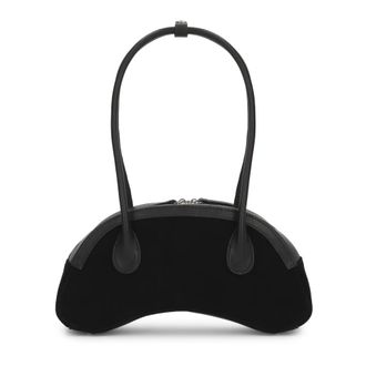 Kazar Femme, Sacs, Noir, Taille: ONE Size Kazar Studio Sacs port&eacute;s &eacute;paule en daim noir avec longues anses