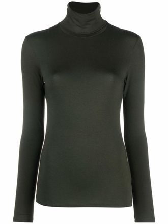 Majestic Filatures t-shirt &agrave; col roul&eacute; - Vert