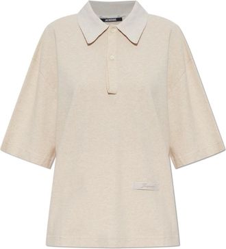 Jacquemus Polo en coton Ruban - Homme - Tops - Beige - Taille: M