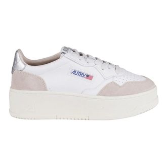Autry Femme, Chaussures, Beige, Taille: 40 EU Platform Low Medalist