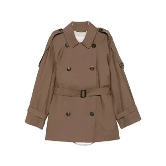 Max Mara Femme, Manteaux, Brun, Taille: 34 FR Caroline Trench Court Court