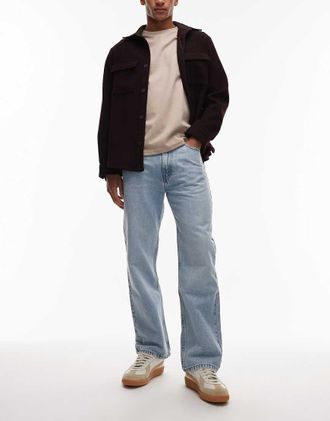 Levi's 565 97 - Locker sitzende Straight Jeans in Hellblau