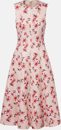 Emilia Wickstead Robe midi Mara &agrave; fleurs