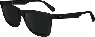 Calvin Klein unisex, Accessoires, Noir, Taille: 54 MM Lunettes de soleil rectangulaires
