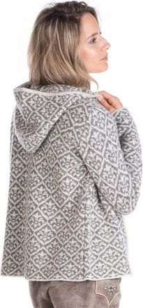 Hammerschmid Outdoorjacke Trachten Strickjacke - ZERMATT - hellgrau