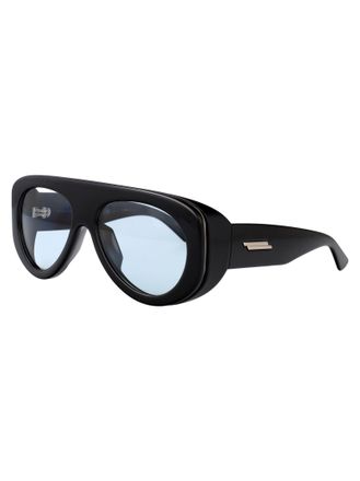 Bottega Veneta BV1362S Injected Acetate Sunglasses - Black