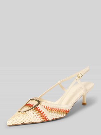 Marc Cain Pumps aus Leder mit Pfennigabsatz