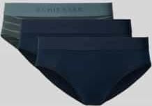 Schiesser Slip mit elastischem Logo-Bund im 3er-Pack