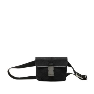 Gucci Pre-owned Canvas Belt Bag - - Pre-owned - Damen - Schwarzk - ONE SIZE