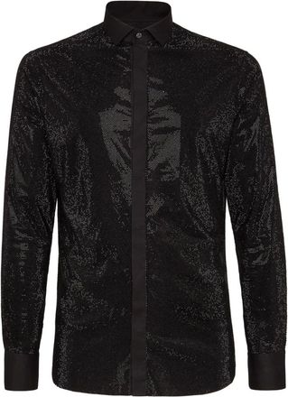 Philipp Plein Homme, Chemises, Noir, Taille: M Casual Chemises