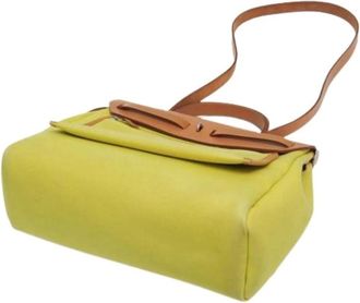 Herm&egrave;s Pre-owned Zip PM - Femme - Pre-owned - Jaune - Taille: ONE Size