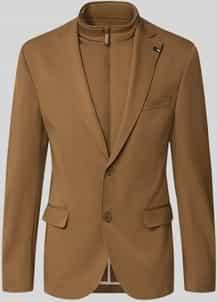 Bugatti Slim Fit 2-in-1-Sakko mit Pattentaschen