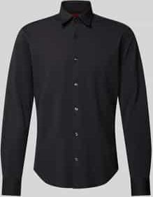 HUGO BOSS Slim Fit Businesshemd in Struktur-Optik Modell ERMO