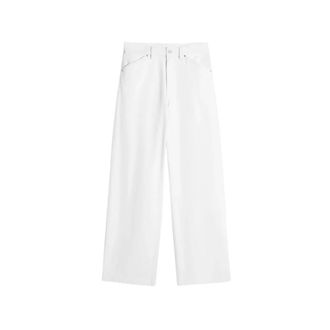 Christophe Lemaire Homme, Jeans, Blanc, Taille: M Pantalon Large en Denim