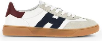Hogan Femme, Chaussures, Multicolore, Taille: 41 1/2 EU Baskets Blanches Cool donna Cuir Su&eacute;d&eacute;