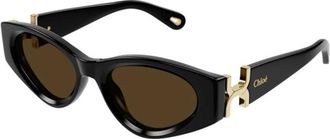 Chlo&eacute; Cat-eye Sonnenbrille - - Accessories - Damen - Schwarzk - 52 MM