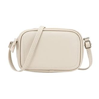 Generic Sac &agrave; bandouli&egrave;re tendance pour femme, couleur unie, l&eacute;ger, confortable, grande capacit&eacute;, en cuir pour homme, a, Taille unique